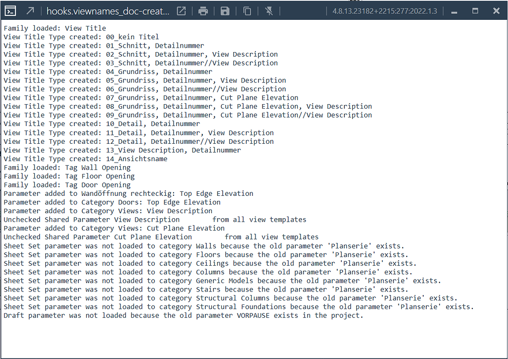 Wrong Bundle Name Displayed Hook Triggered Revit Api Pyrevit Forums