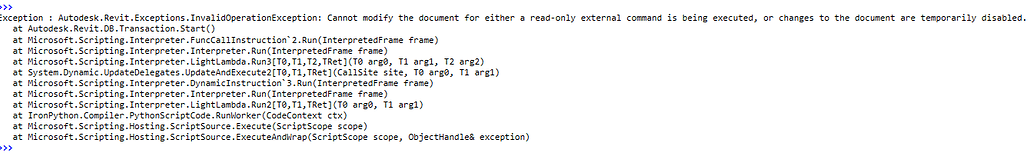 Autodesk.Revit.Exceptions.InvalidOperationException - Runtime - pyRevit ...
