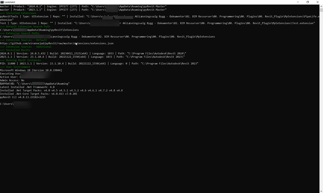 Pyrevit wont load after installing - Runtime - pyRevit Forums