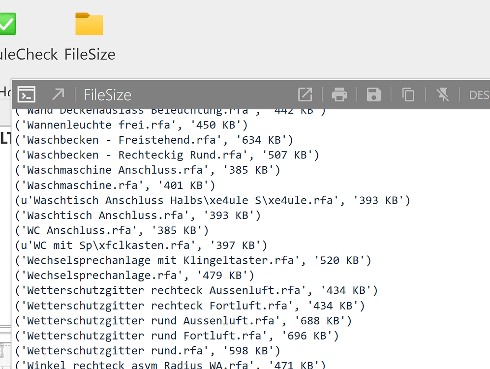 List Family Sizes Error - Tools - pyRevit Forums