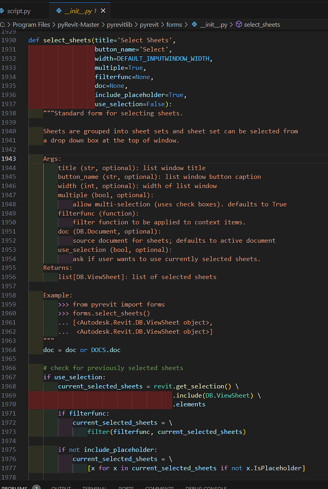Modify Select Sheets tool - Revit API - pyRevit Forums